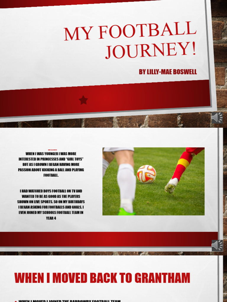 My Football Journey! | PDF