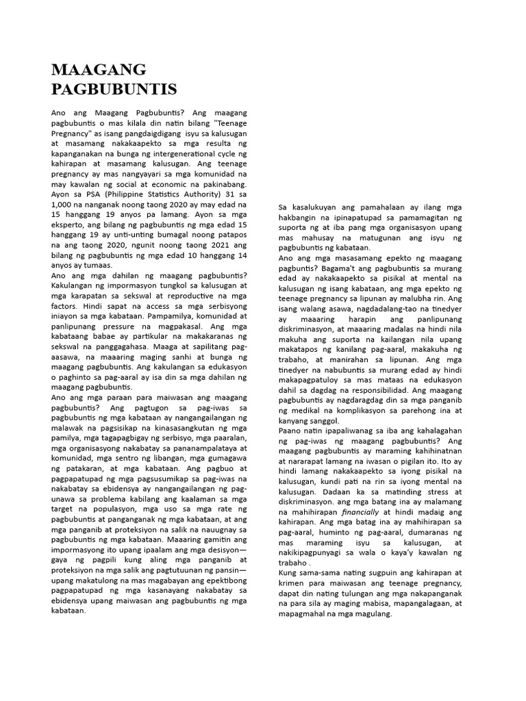 Filipino Editoryal | PDF