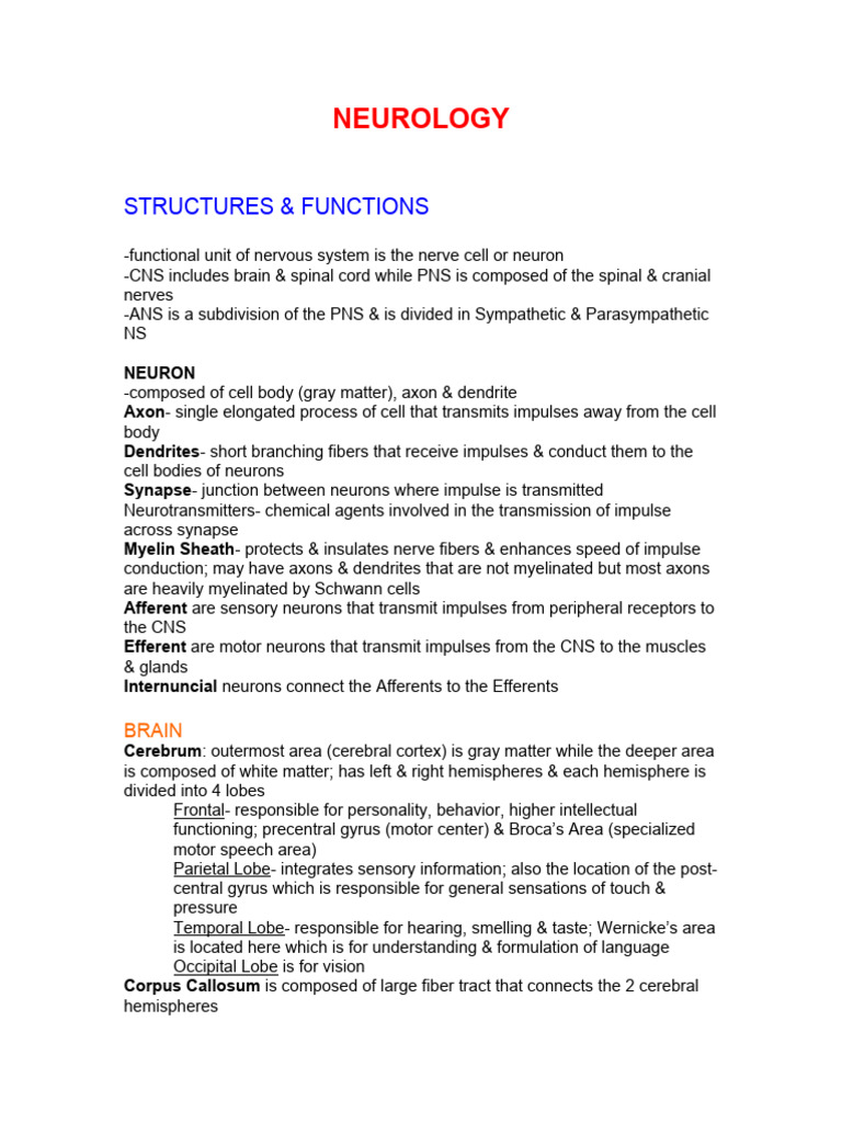 MS-Neurology Review | PDF