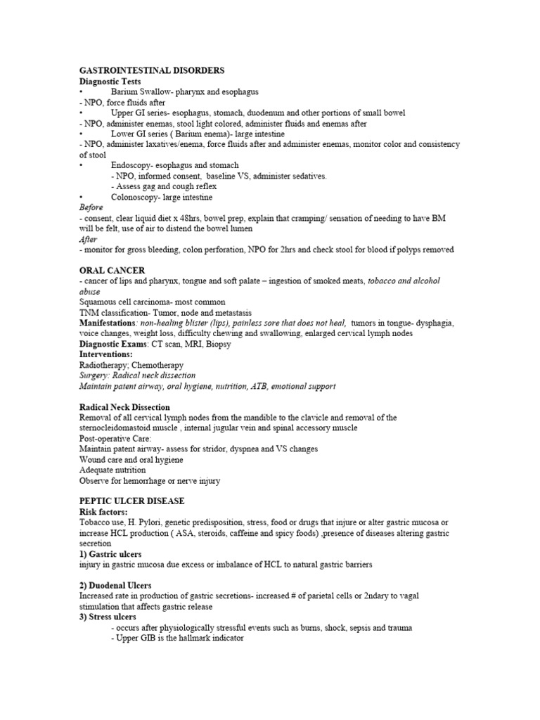 GI, GU, Hepatobiliary, Endo Handouts | PDF | Adrenal Gland | Stomach