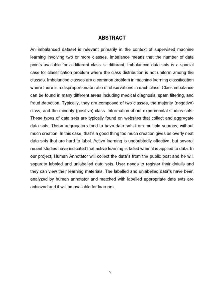 Human Annotator For Imbalanced Dossier | PDF