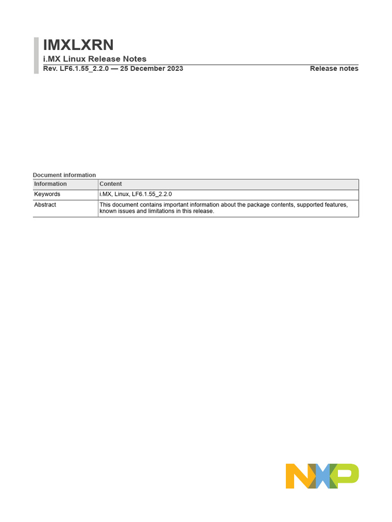 Imx Linux Release Notes | PDF | Graphics Processing Unit | Linux