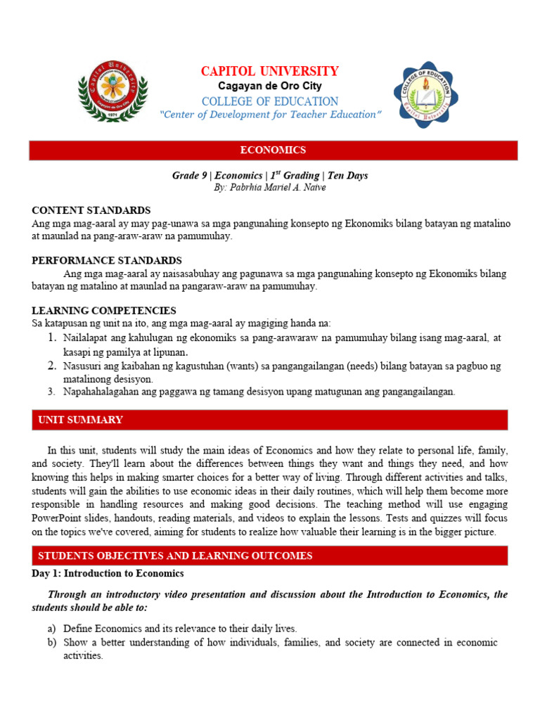 Naive Learning-Plan | PDF