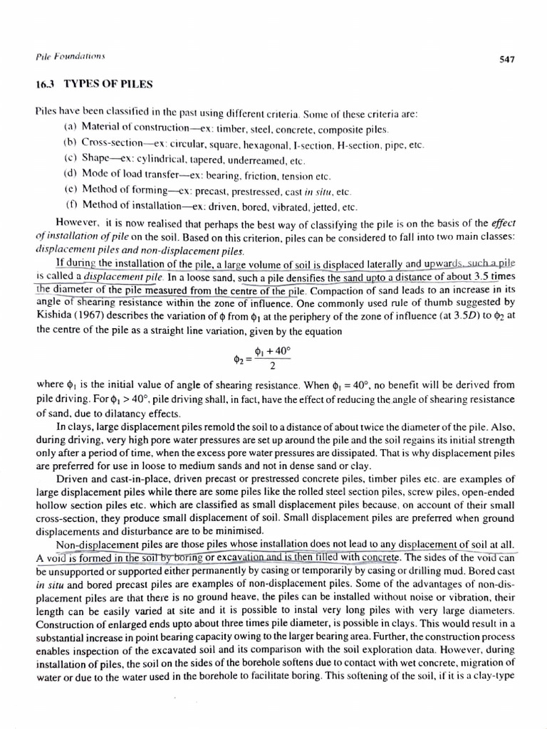 Unit IV - Part 3 - Deep Foundation | PDF | Deep Foundation | Friction