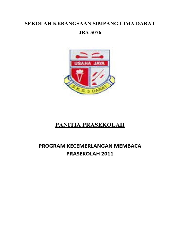 Program Panitia Prasekolah 2011 | PDF