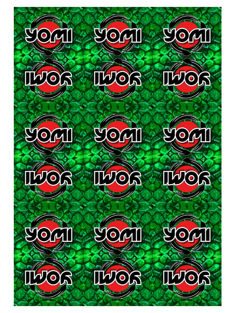 Yomi Midori Cardbacks | PDF