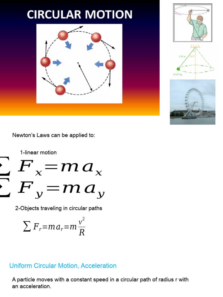 Chapter 5 - Circular Motion | PDF | Acceleration | Classical Mechanics