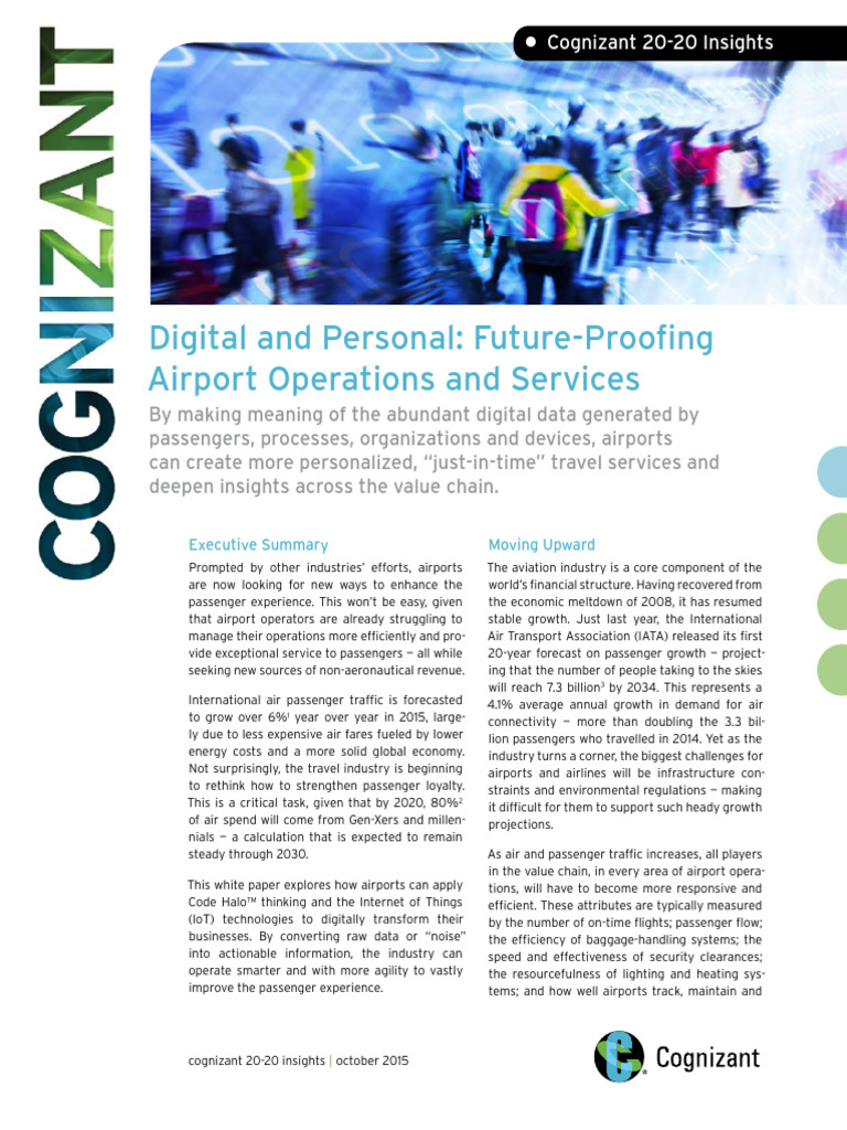 Digital and Personal Future Proofing Airport Operations and Services ...