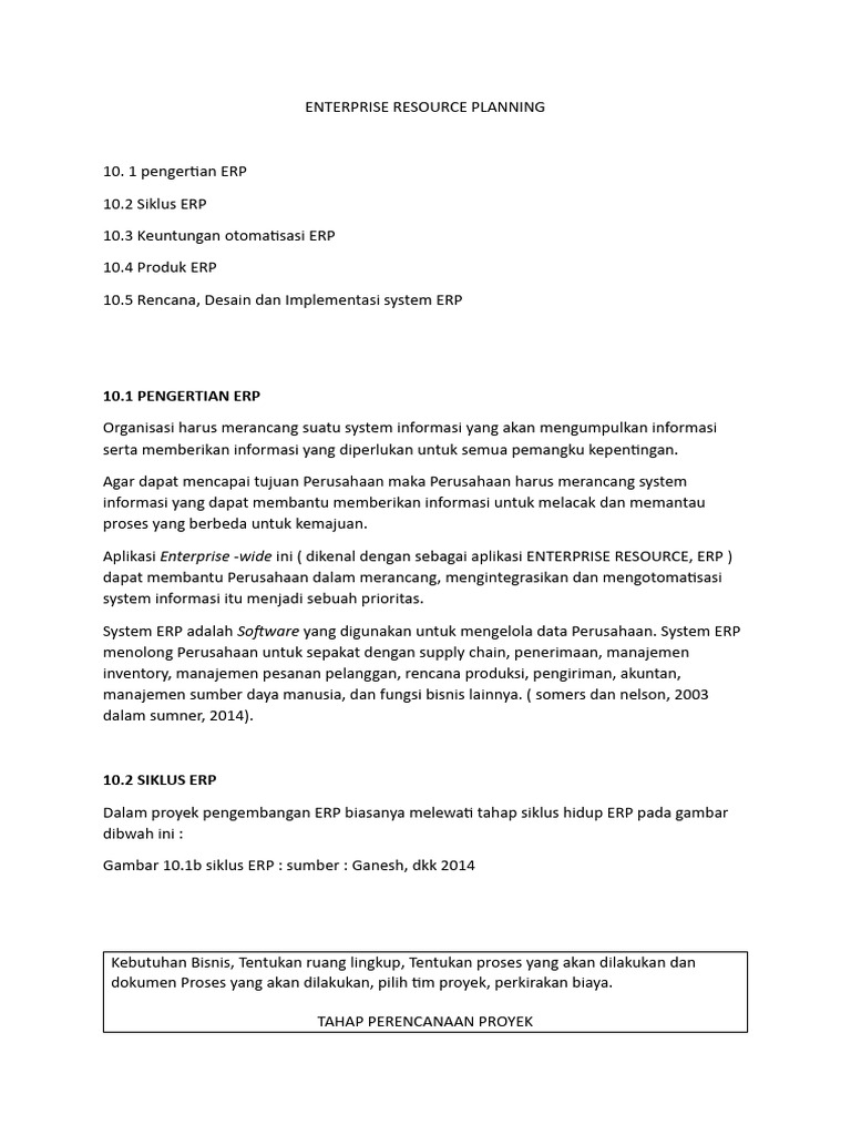 Panduan Lengkap ERP untuk Bisnis | PDF | Bisnis