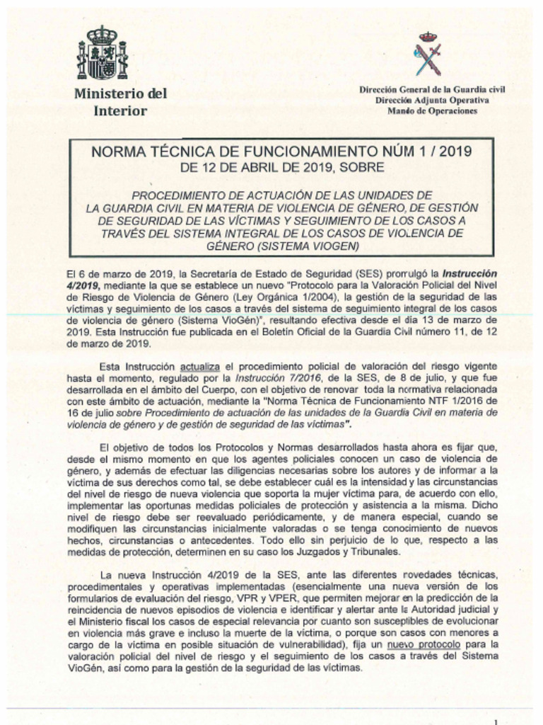 TEMA 8 Norma Tecnica de Func 1 de 2019 | PDF