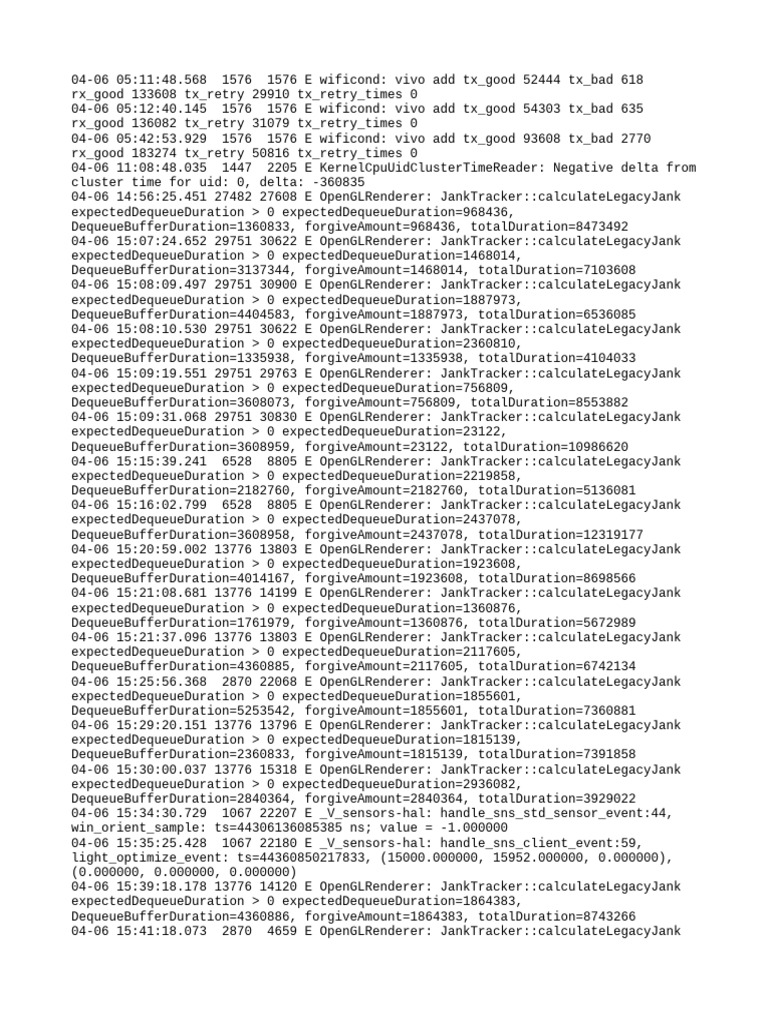 Log | PDF | Software | Computer Science