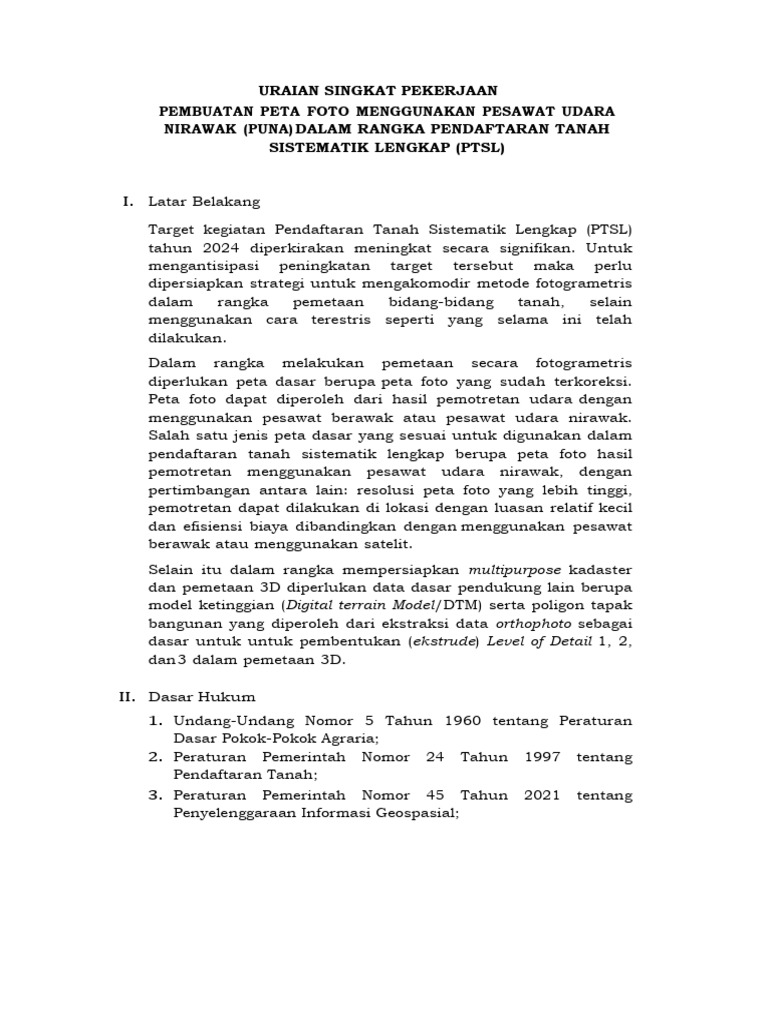 Uraian Singkat Perbaikan | PDF