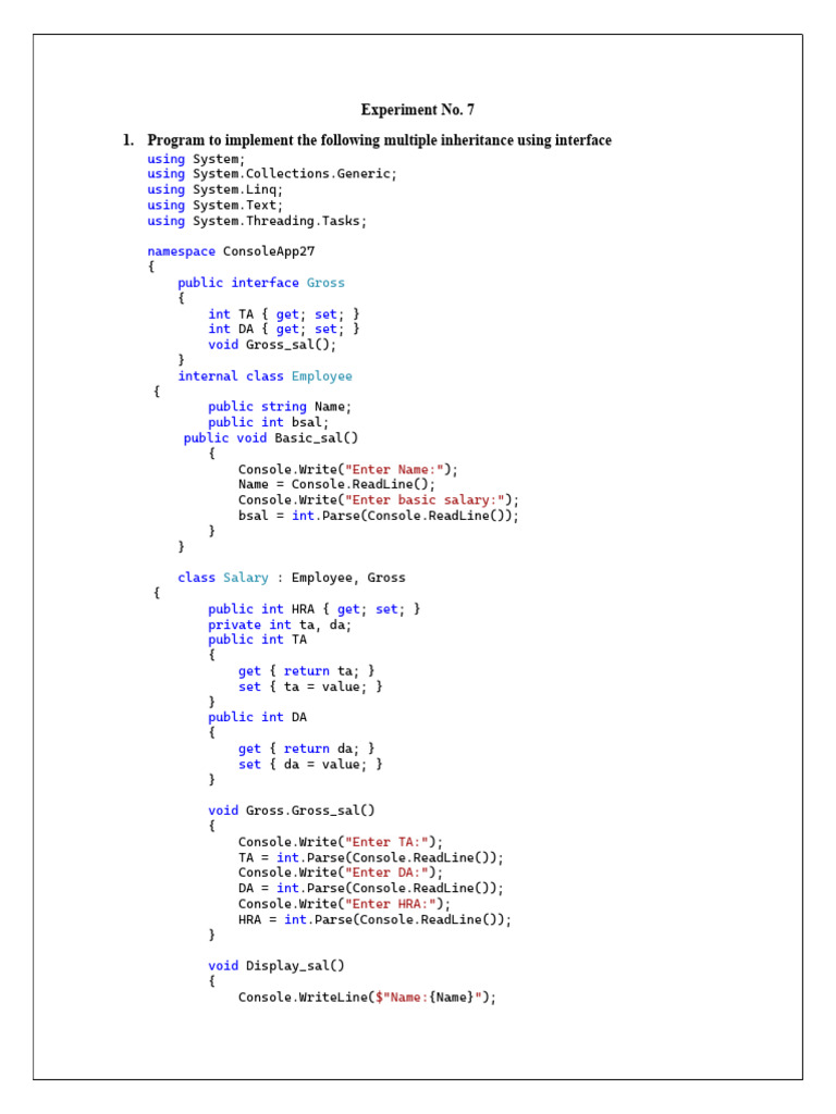 C#updated | Download Free PDF | Object (Computer Science) | Software