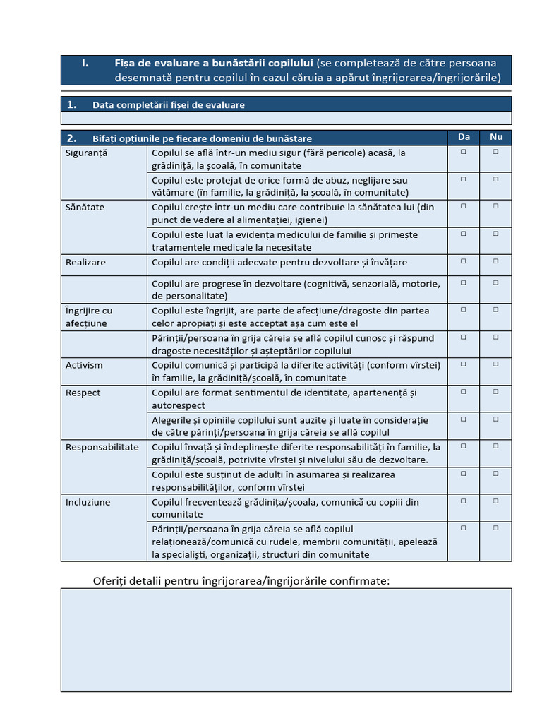 Fisa de Evaluare | PDF