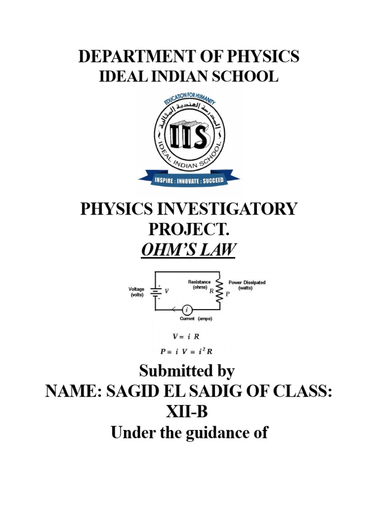 Phy Investi Project Edited by Ryan | PDF | Teaching Methods & Materials | Science & Mathematics