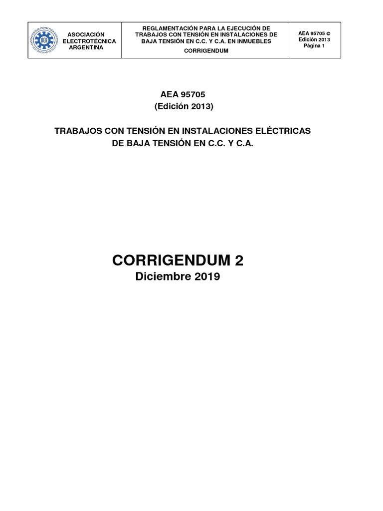 Nueva Categoría BT0 en Trabajos Eléctricos | PDF