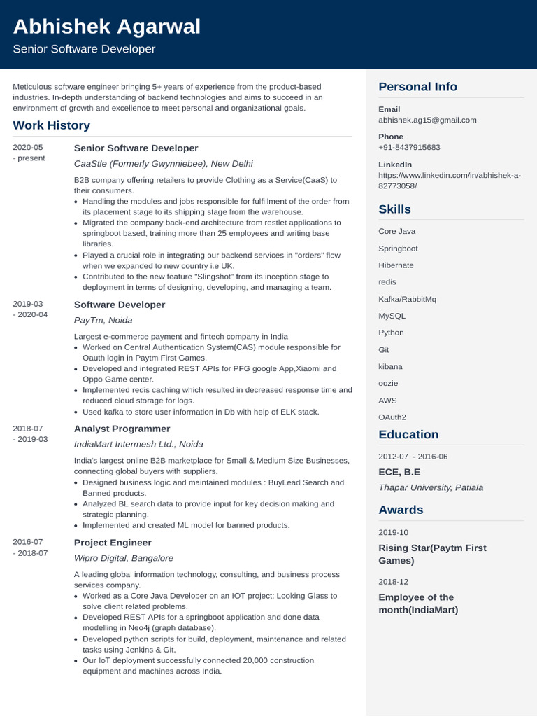 Abhishek Resume | PDF