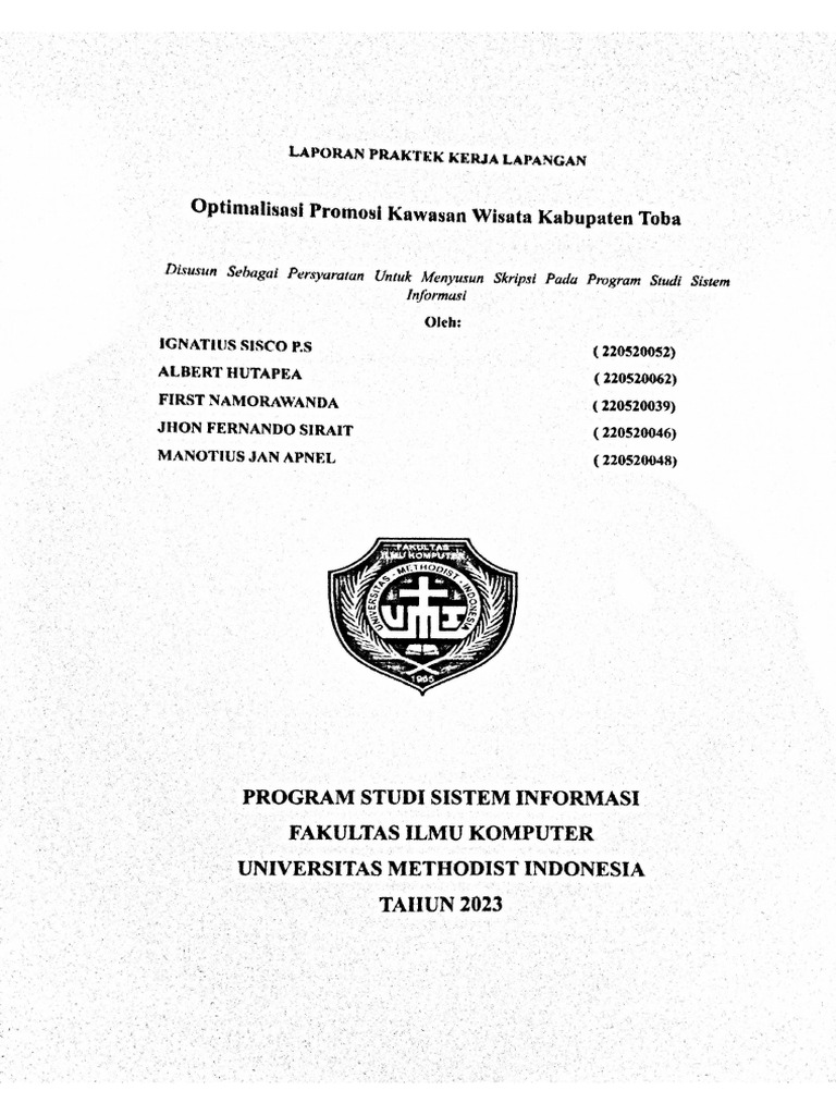 Laporan PKL-1 | PDF