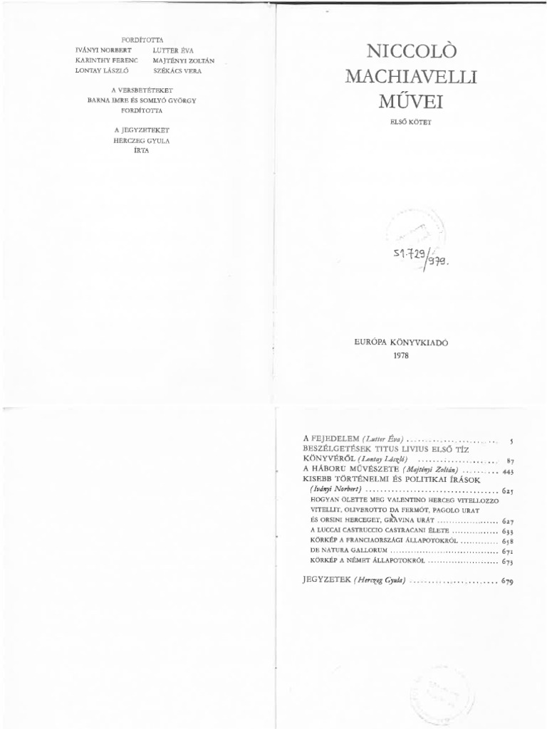 05 Machiavelli | PDF