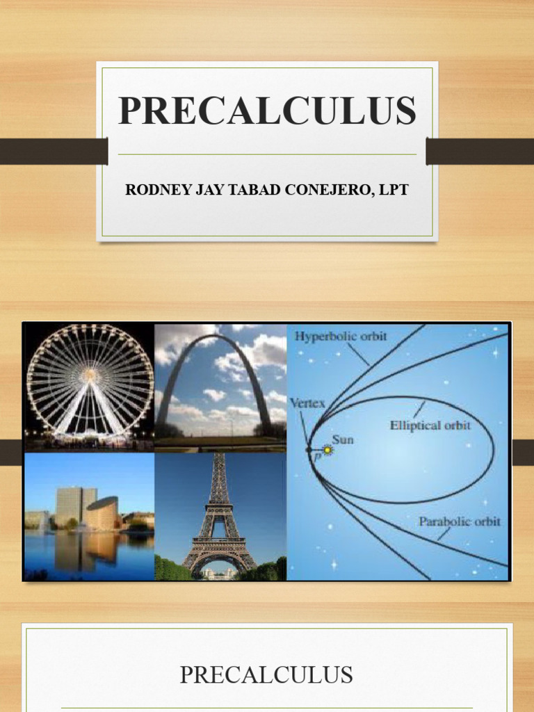 Precalculus Lesson 1 3 | PDF | Ellipse | Circle