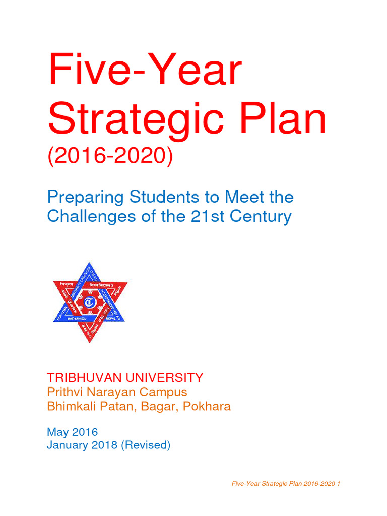 Strategic Plan 2016-2020 | PDF | Social Science