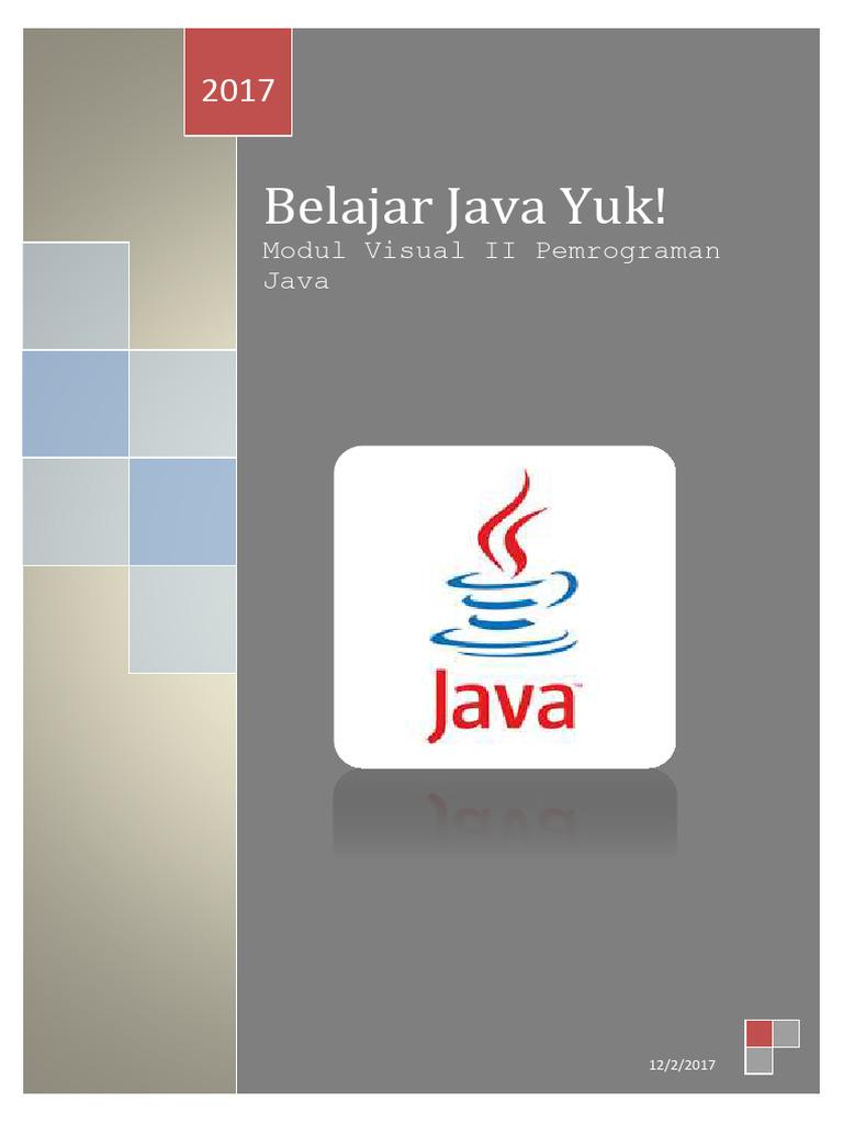 Modul Pemrograman Visual Ii Dengan Bahasa Java | PDF | Seni | Teknologi ...