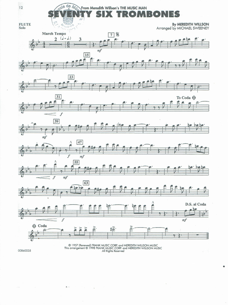 76 Trombones - Papeles | PDF