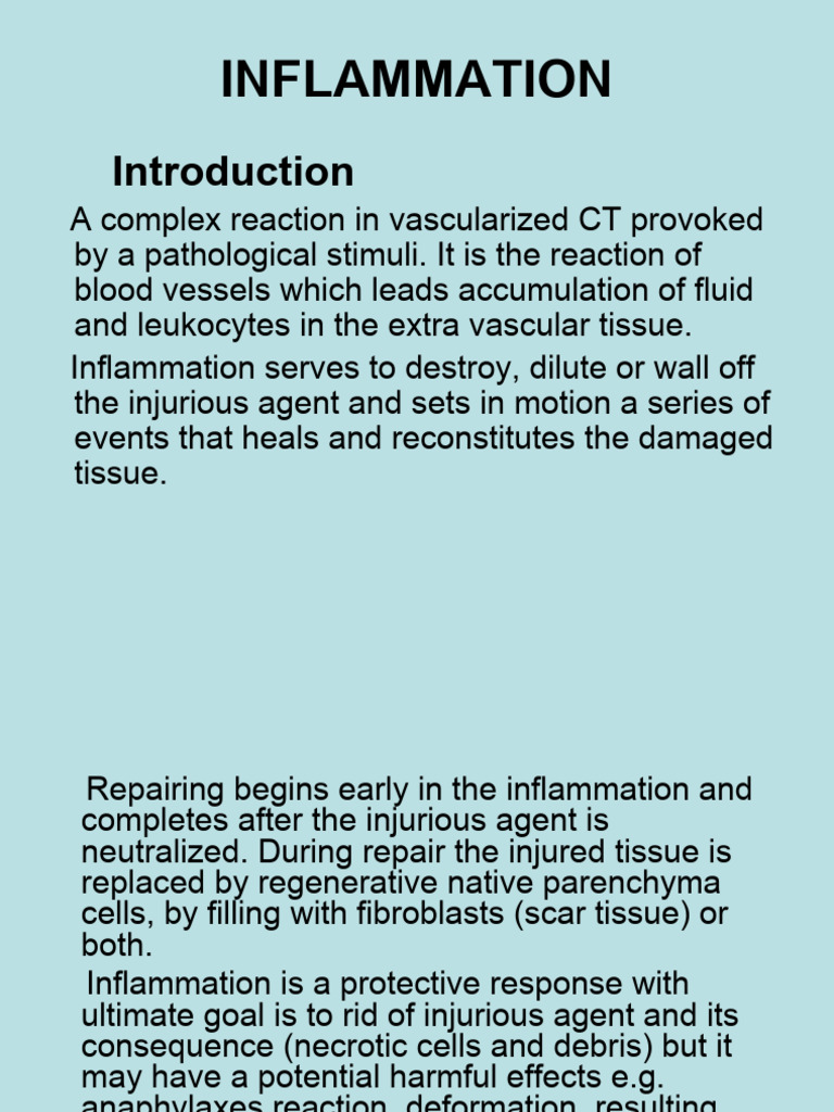Acute Inflammation | PDF