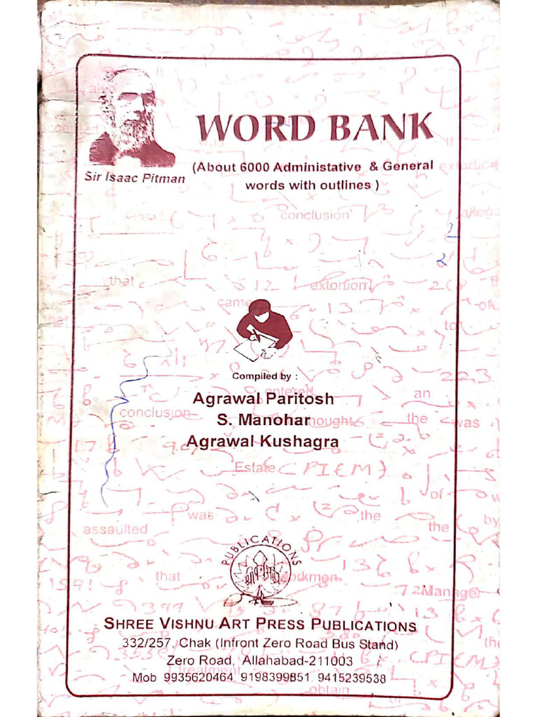 Word Bank (6000) Words With Outline | PDF