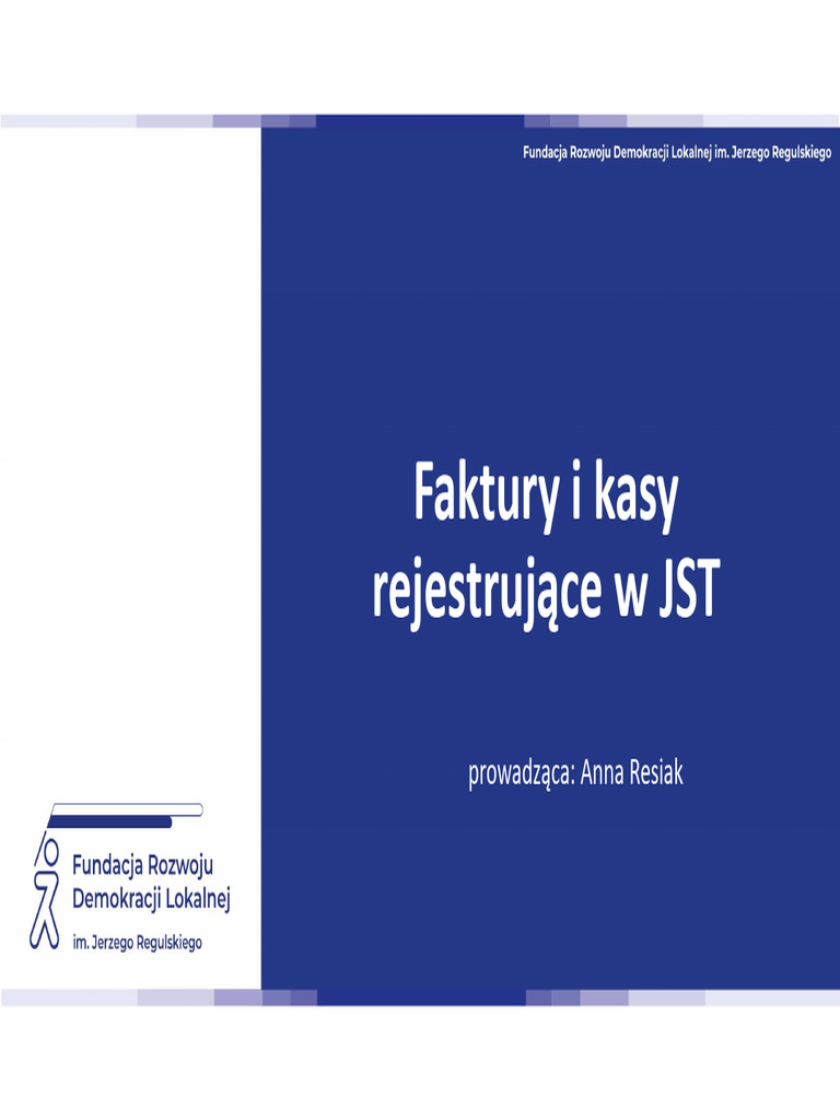 Kasy Fiskalne W JST | PDF