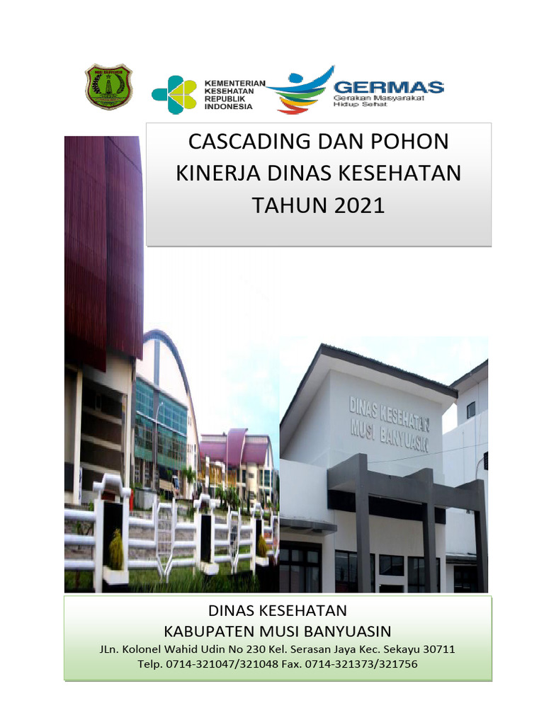 Cascading An Pohon Kinerja Dinkesterbaru 2021 | PDF