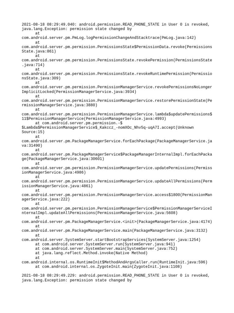 Perm Debug Info | PDF