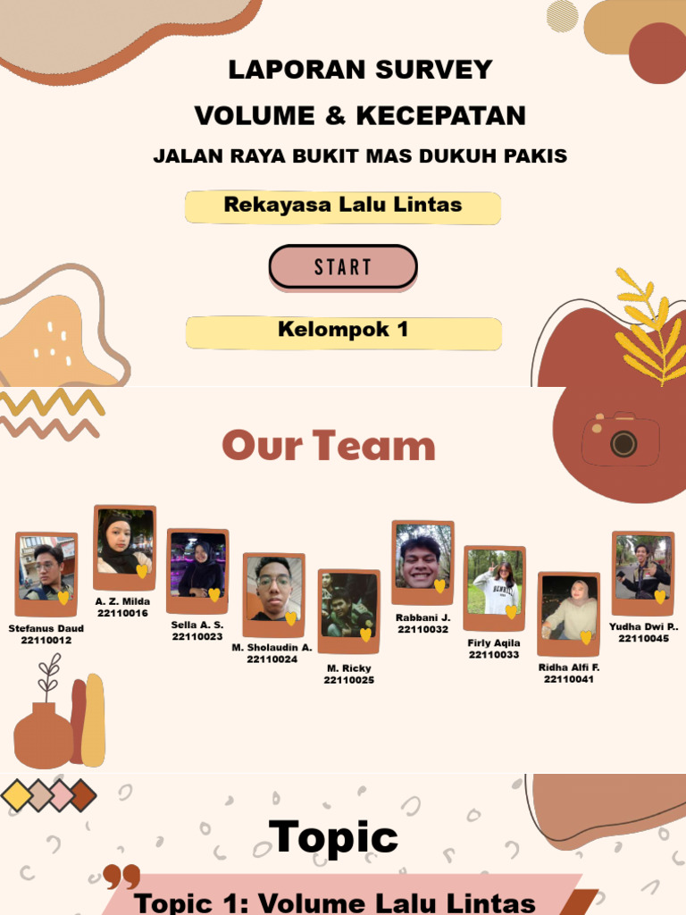 Laporan Survey RLL - Kelompok 1 2 | PDF