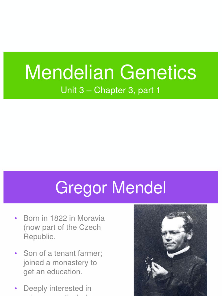 Mendelian_genetics | PDF