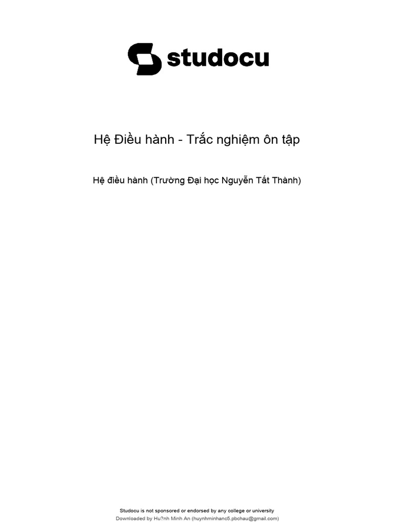 He Dieu Hanh Trac Nghiem On Tap | PDF