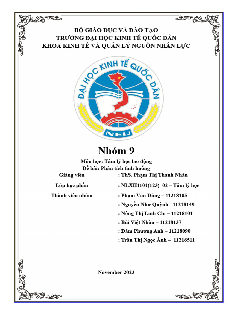 Nhóm 9 TLH Final | PDF