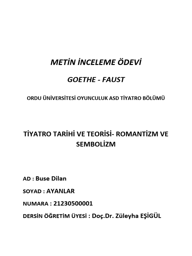 Goethe - Faust | PDF