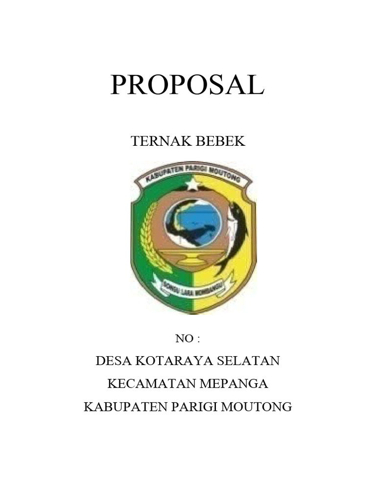 Proposal Bebek | PDF