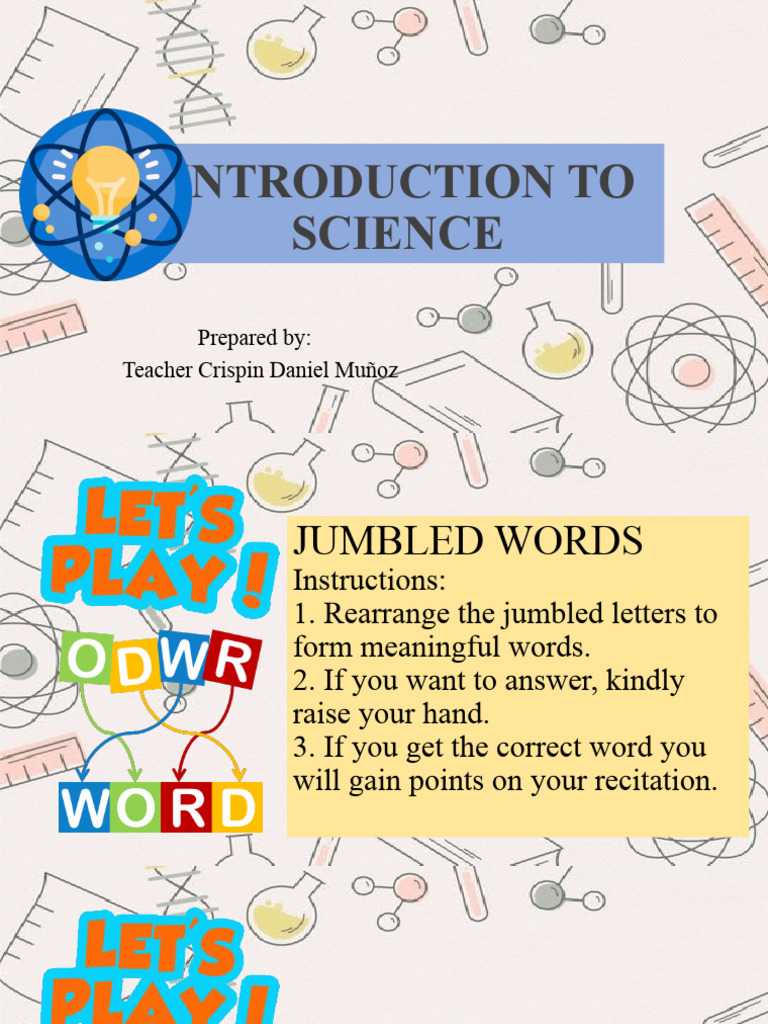 Introduction To Science (Autosaved) | PDF