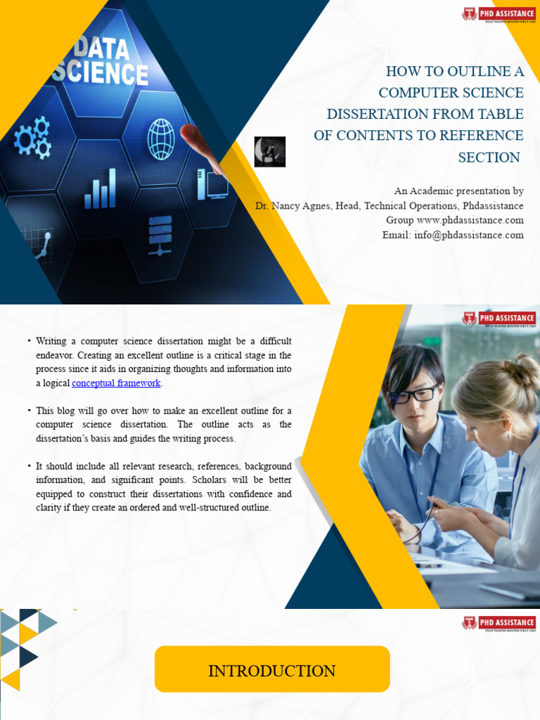 How to Outline a Computer Science Dissertation From Table of Contents ...