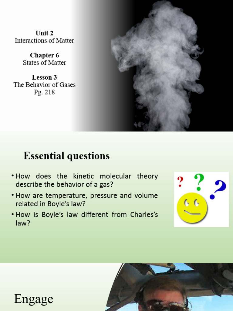 The Behavior of Gases | PDF | Philosophy | Science & Mathematics