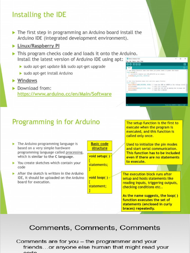 COMPUTER PROGRAMMING Introduction To Arduino Part 3 | PDF