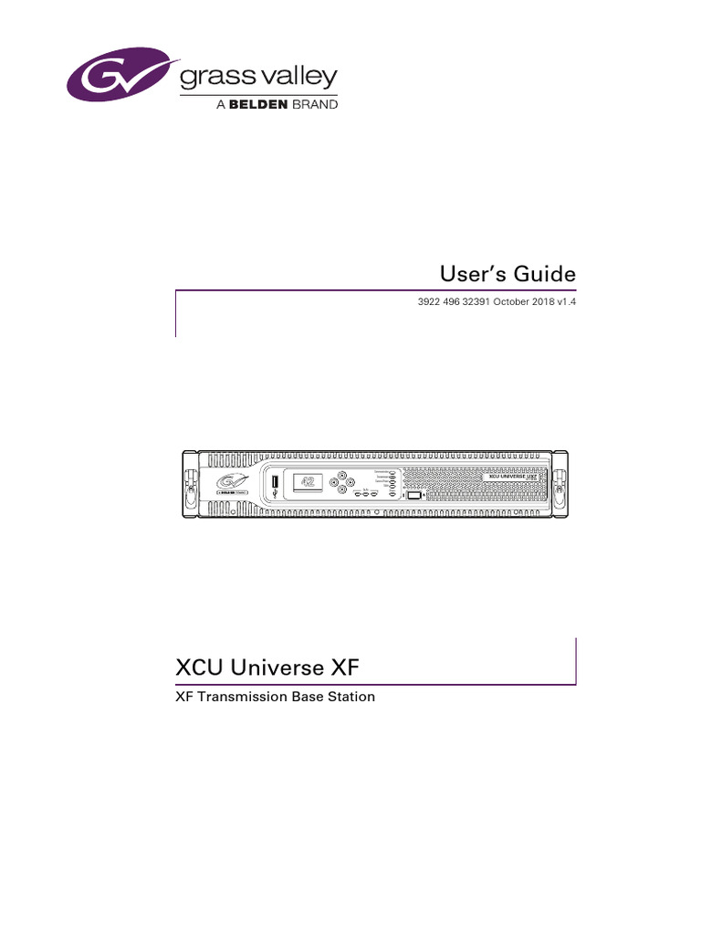 3922-496-32391.v1.4 XCU Universe XF | PDF | Electromagnetic ...
