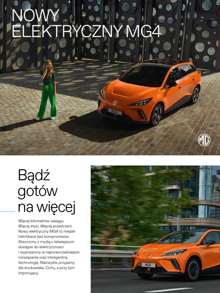 MG Katalogi Modeli - MG4 Ev - A4 1 | PDF