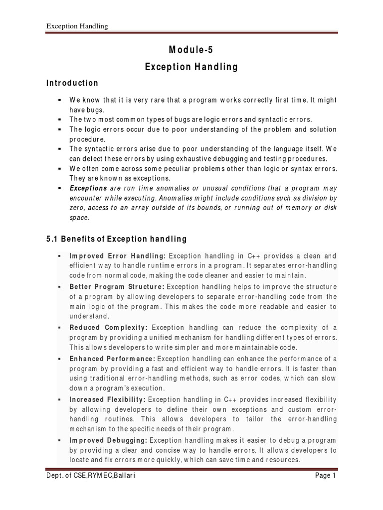 Module 5 C Pdf