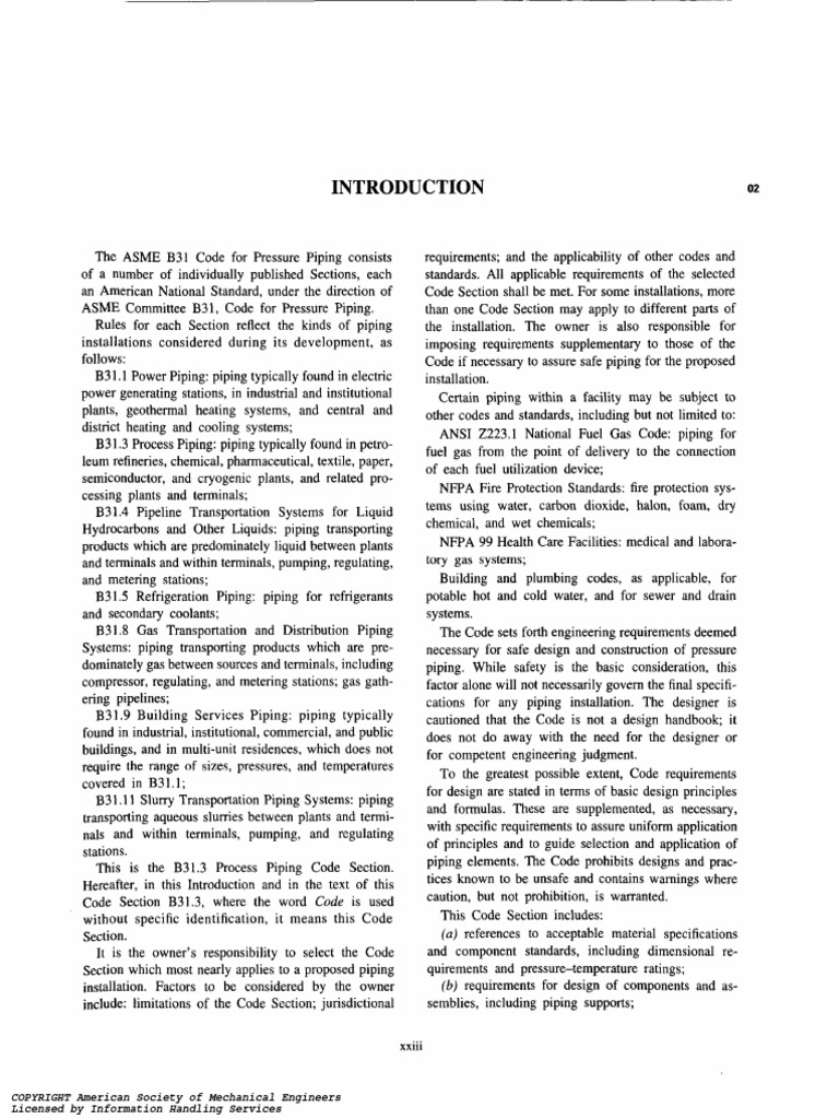 ASME B31.3 - 2002, First Resume | PDF | Pipe (Fluid Conveyance ...
