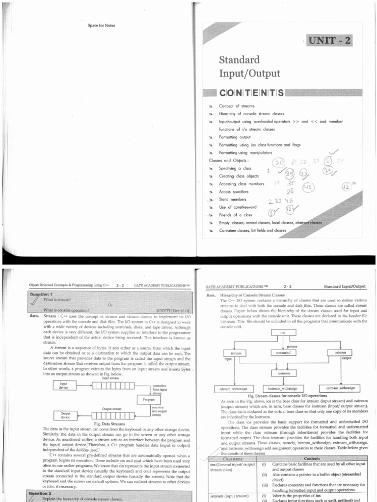Unit 2 STD IO | PDF