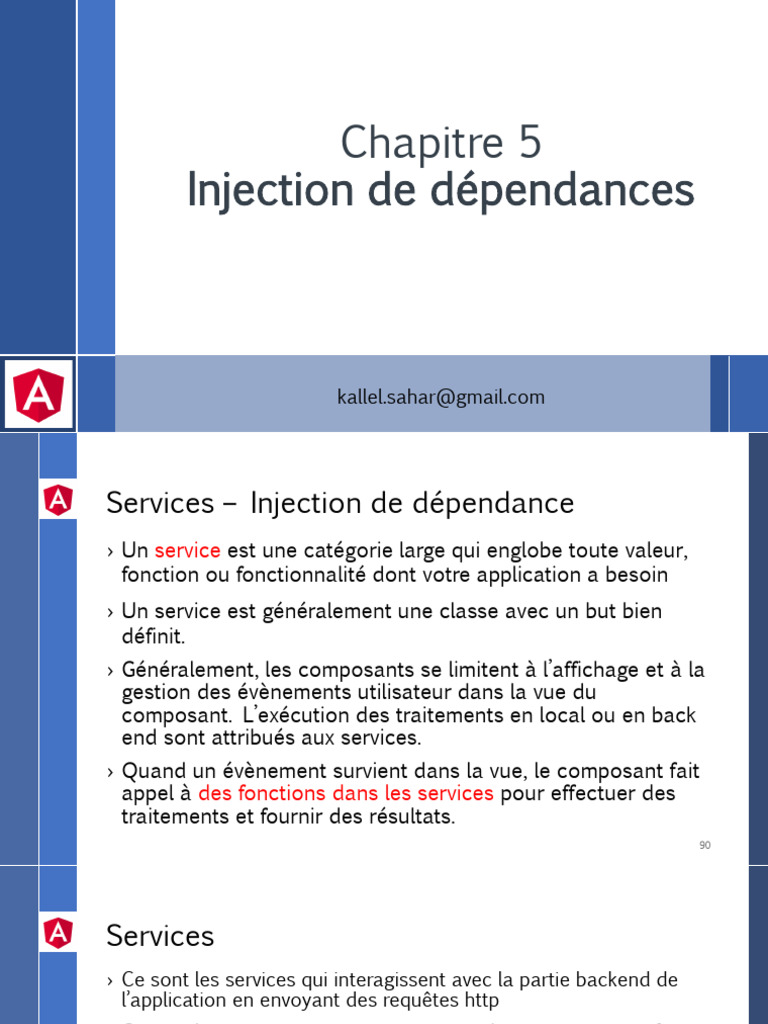 Chapitre 5 Injection de Dépendances | PDF