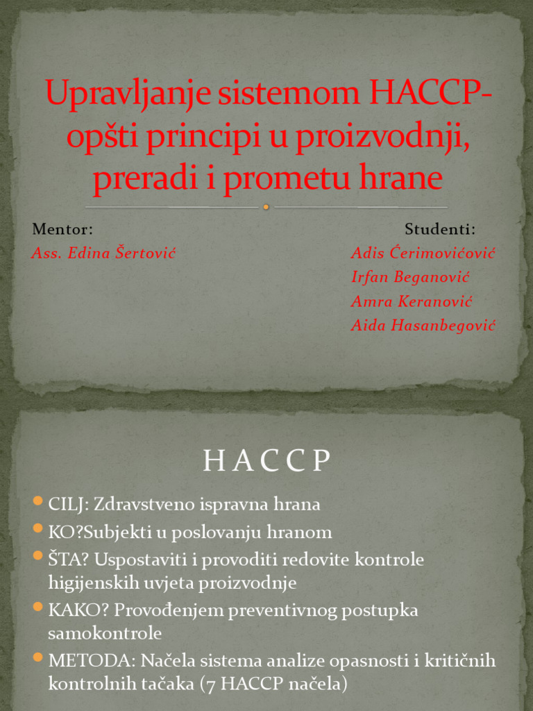 Sanitarna Inspekcija | PDF