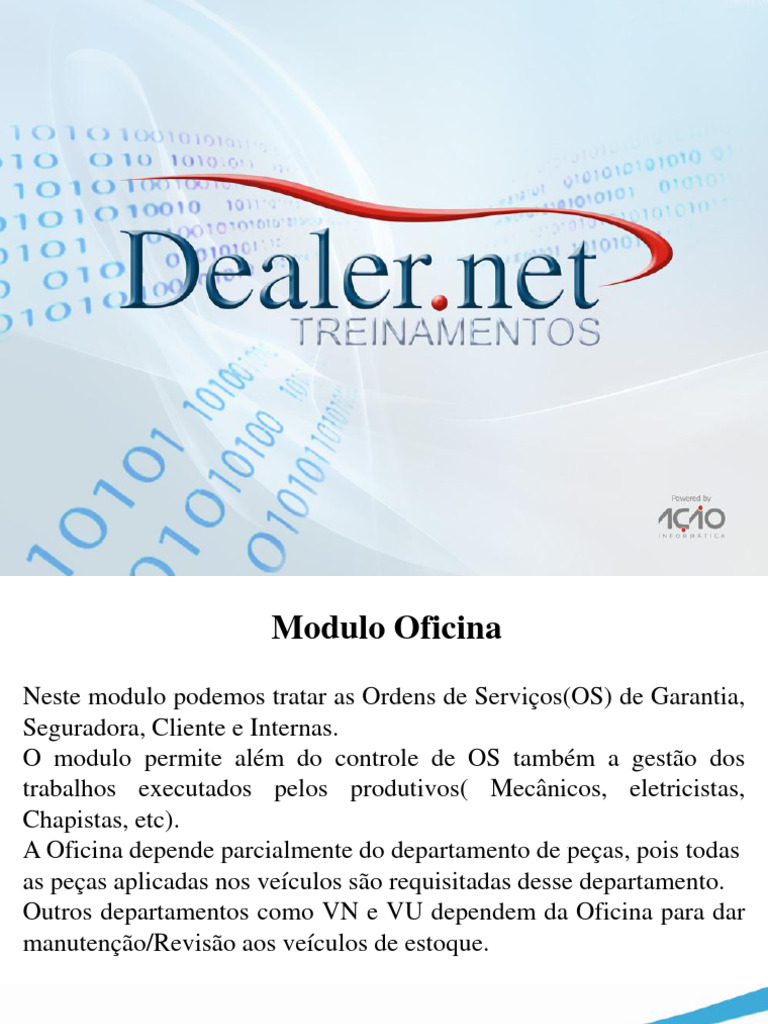 Treinamento Gestão de Oficina | PDF